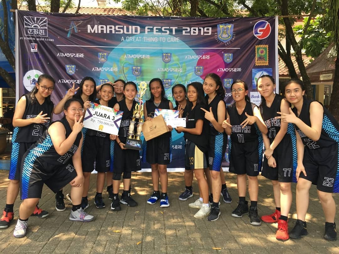 Tim Basket Putri SMP Regina Pacis Raih Juara Ketiga Dalam Marsud Fest ...