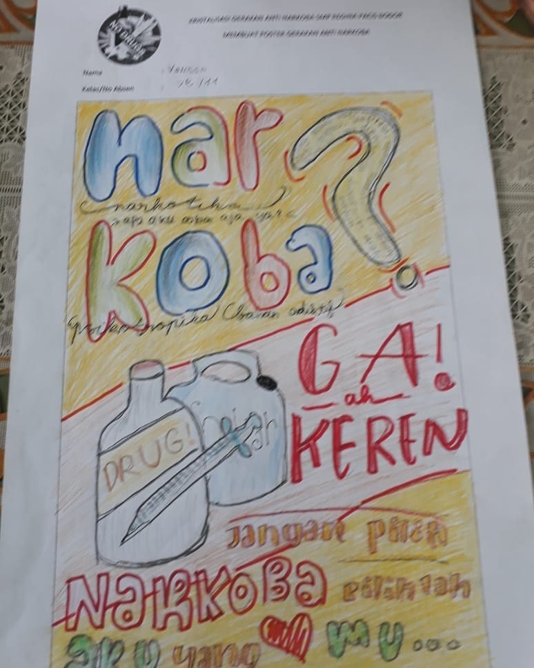 Album Foto: Hasil Karya Poster Anti Narkoba 'Say No to Drugs' - Sekolah ...